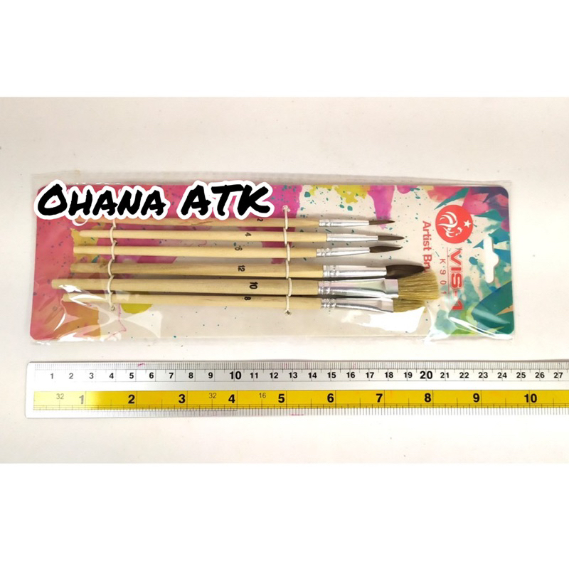 Jual Kuas Set Vis-1 K-901/Brush Lukis Vis 1/Vis1/Painting/Paint ...