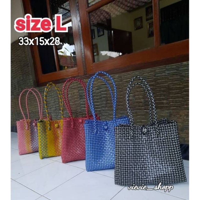 Jual Tas Jali Premium/ Tas Anyaman Plastik / Tas Jali Premium / Tas ...