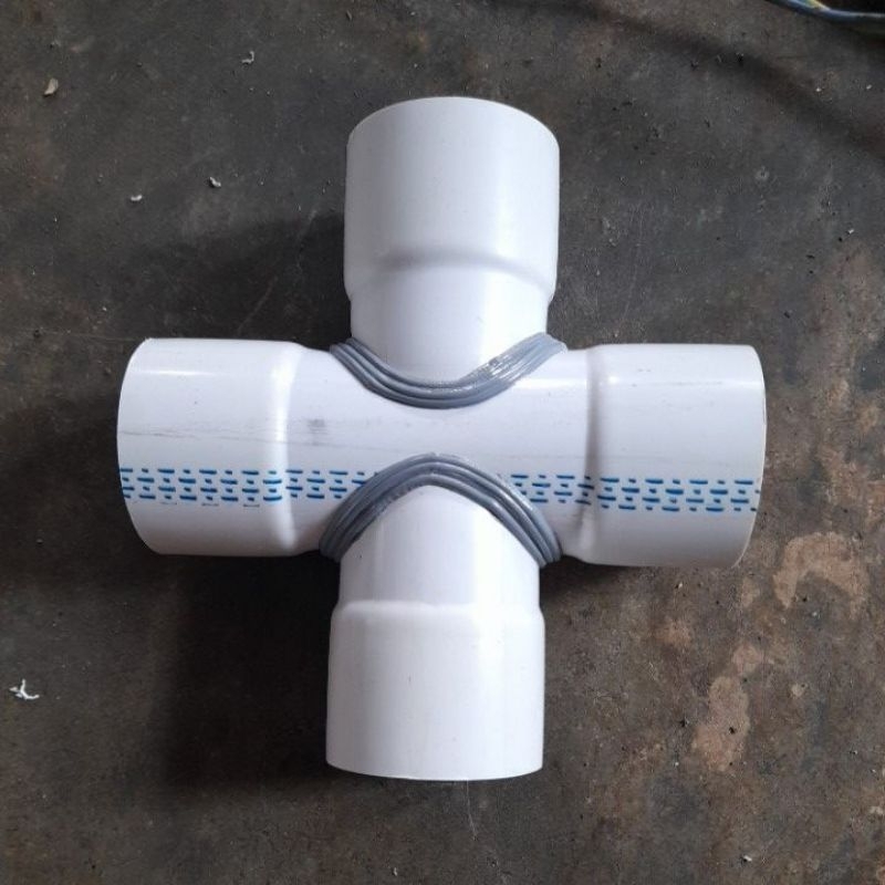 Jual Tee plus 2 inchi tee cross 2 nchi tee 4 arah cross | Shopee Indonesia