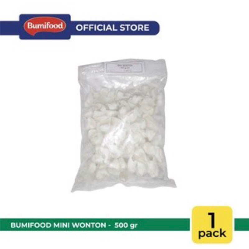 Jual BumiFood Mini Wonton / Bumi Food Pangsit Mini Wonton | Shopee ...