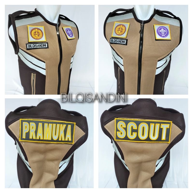 Jual rompi pramuka jala tebal/rompi scout tebal original | Shopee Indonesia