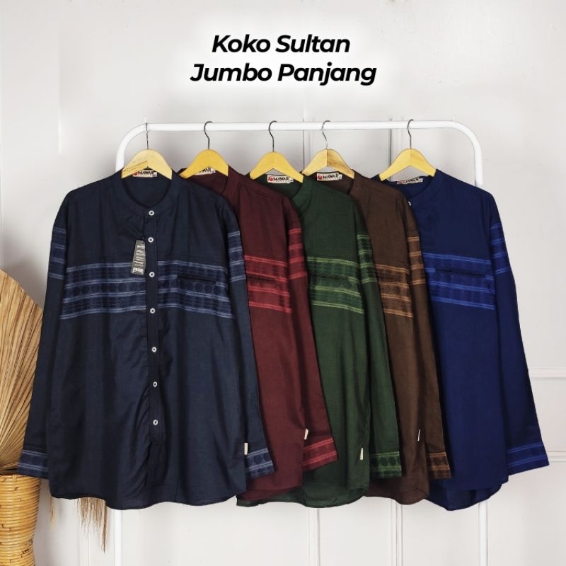 Jual Koko Pria Double Extra Large Alias Koko Jumbo Size Besar 4L 5L 6L | Shopee Indonesia