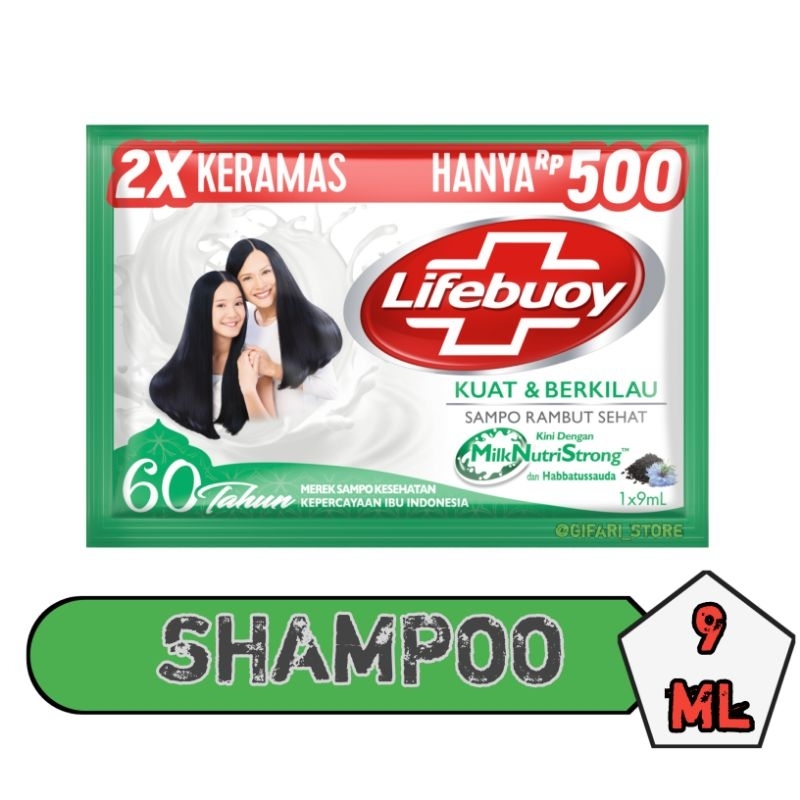 Jual Lifebuoy Shampoo Strong & Shiny ( 9ml / 12pcs ) | Shopee Indonesia