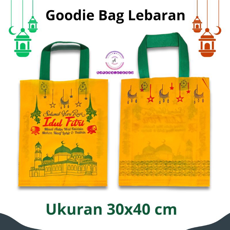 Jual Tas Parcel Goodie Bag Lebaran Tas Spunbond Lebaran Idul Fitri ...