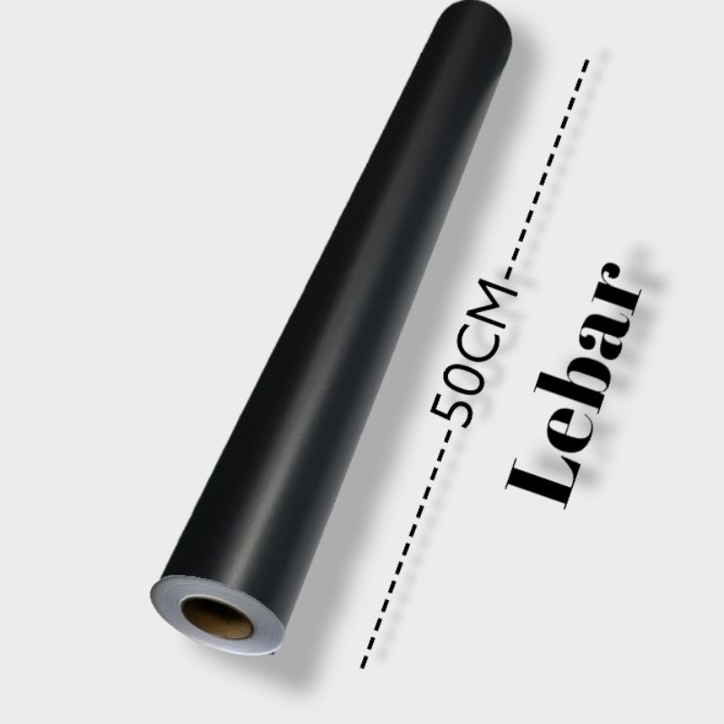 Jual Skotlet hitam doff sticker aquarium scotlite motor 100cm x 50cm ...