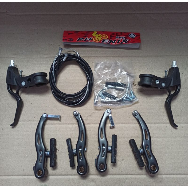 Jual Rem Sepeda BMX,MTB,Lipat V Break Komplit Depan Belakang Merk ...
