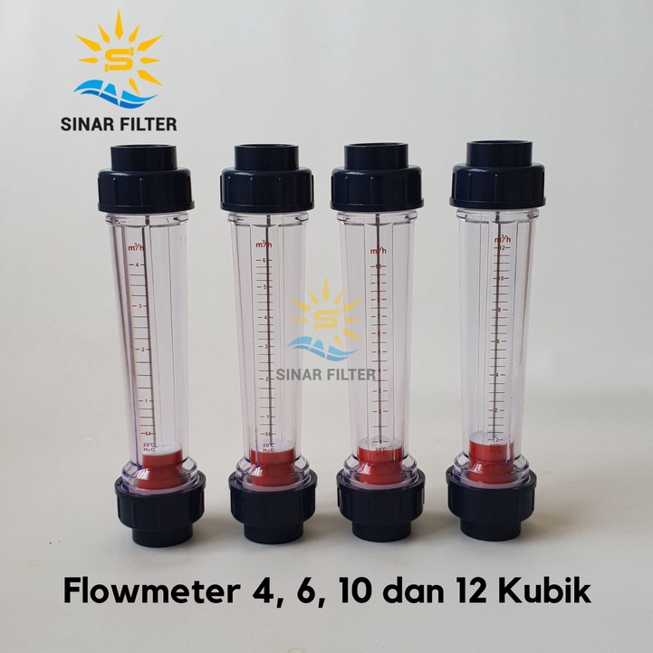 Jual Flowmeter Air / Rotameter Model Drat 4, 6, 10, dan 12 m3/h ...