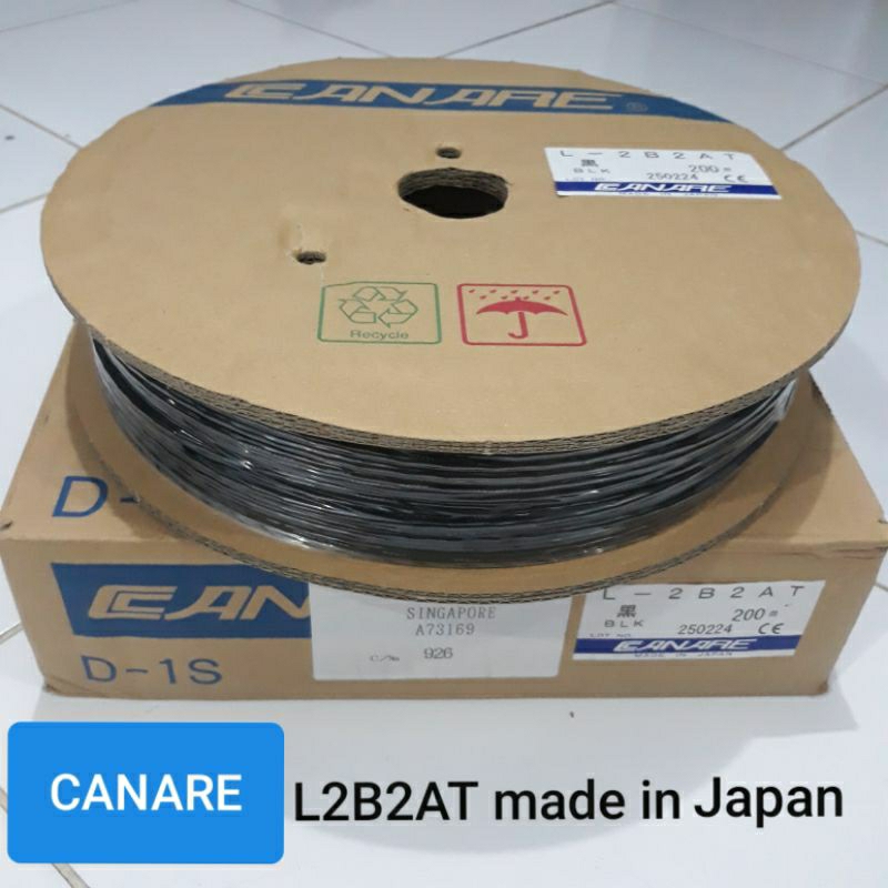 Jual Kabel Canare Kecil L-2B2AT Made in Japan per roll (200 m) | Shopee ...