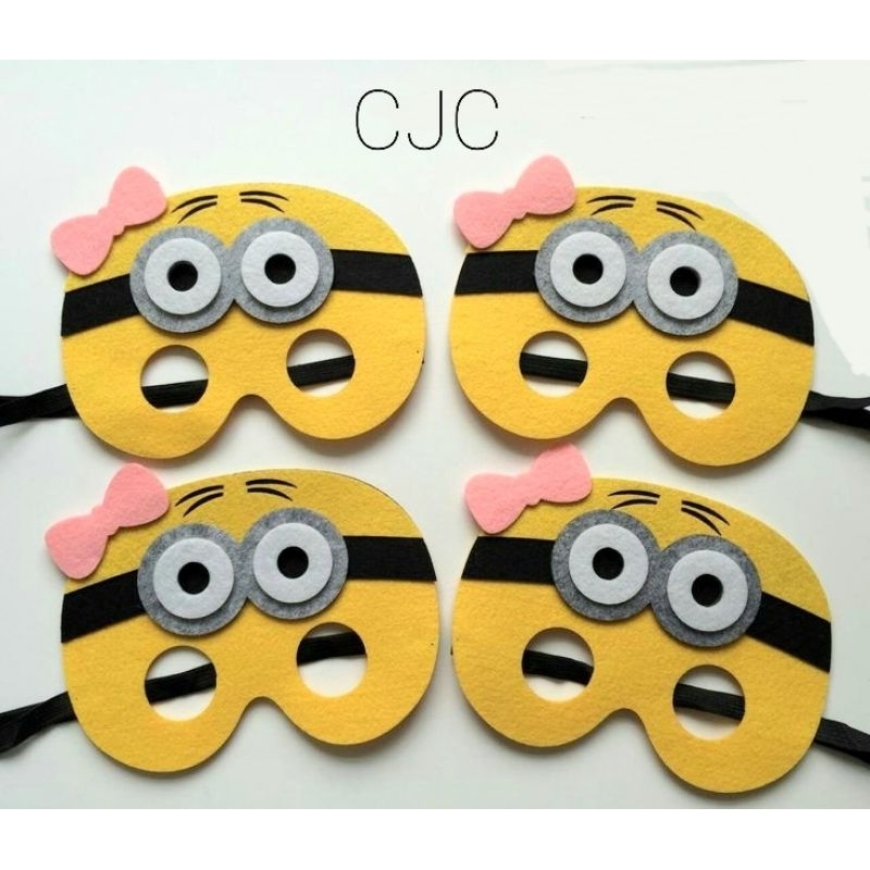 Jual topeng flanel karakter minion-topeng pesta | Shopee Indonesia