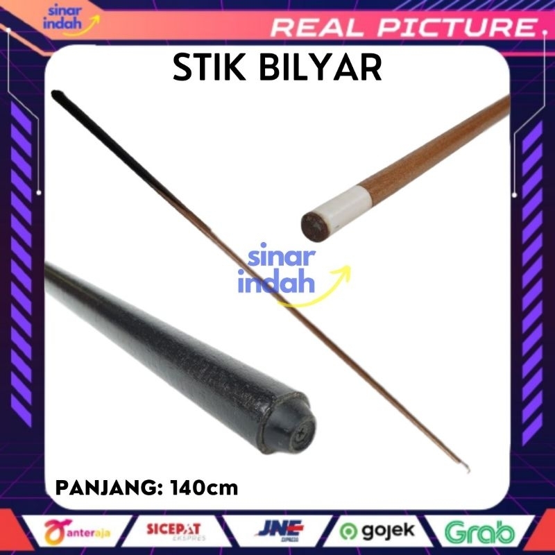 Jual Stik Biliar Stick Billiard Bilyar Terusan 12mm Maple Import ...