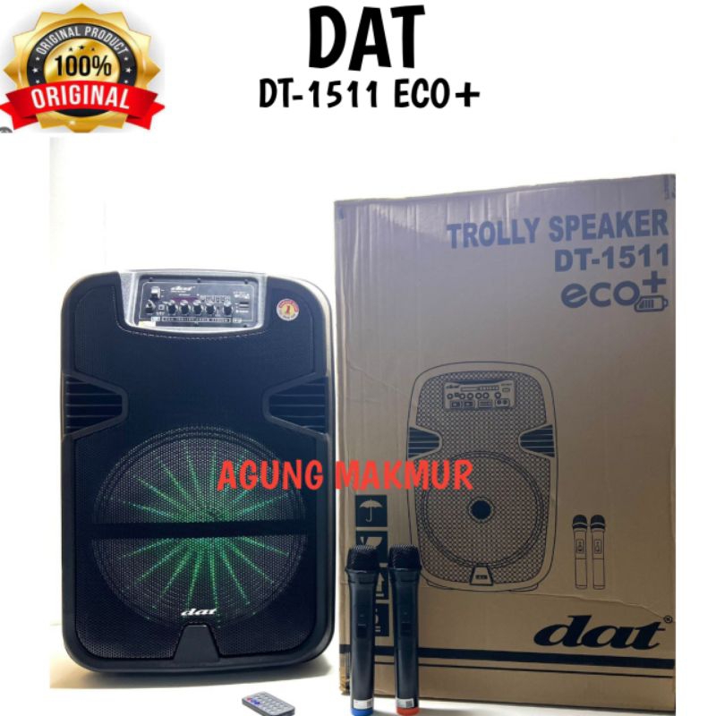 Jual Speaker Portable Dat DT 1511 ECO Original 15 inch Bluetooth ...