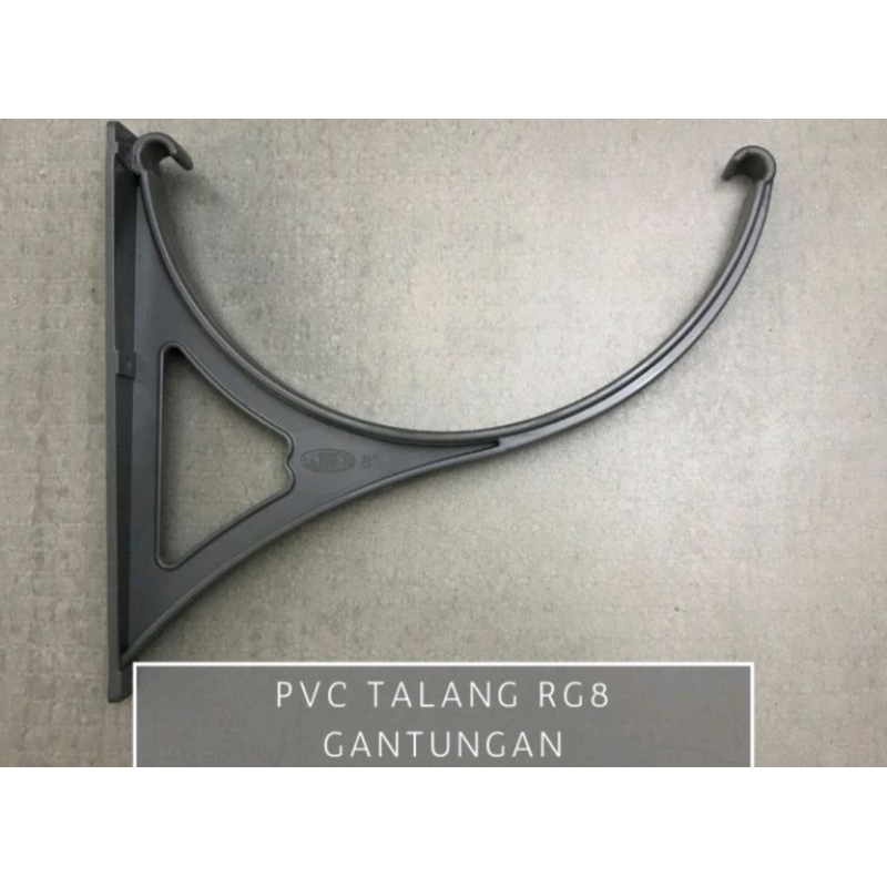 Jual Gantungan Talang Air Oval PVC Bracket Holder Clamp Klem Talang 8 ...
