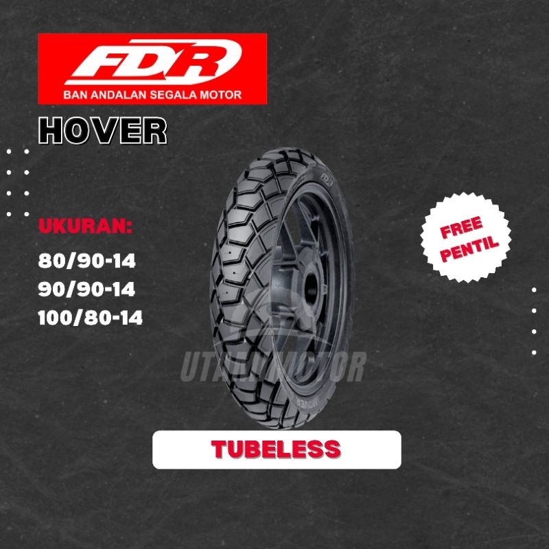 Jual BAN MOTOR FDR HOVER RING 14 80/90-14 90/90-14 90/80-14 100/80-14 ...