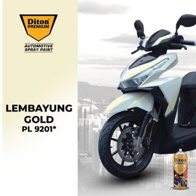 Jual Cat Semprot Diton Premium 400cc - Lembayung Gold PL 9201 | Shopee ...