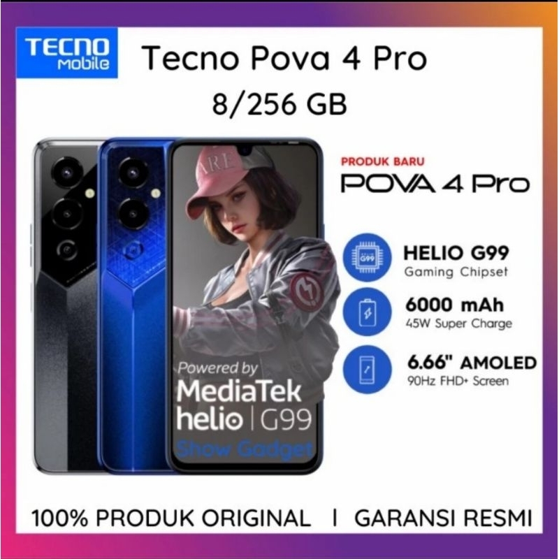 Jual Tecno pova 4 pro 8/256 | Shopee Indonesia