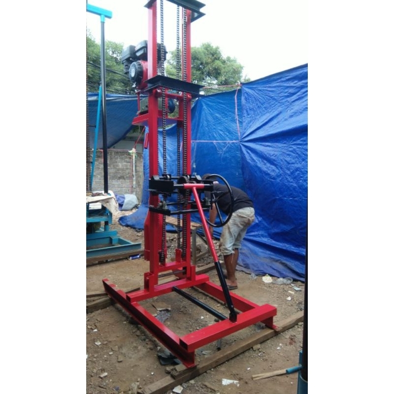 Jual Mesin bor tanah type power rig menara bulat single gearbox - mesin ...