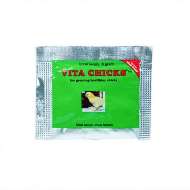 Jual VITA CHICKS VITAMIN TUMBUH KEMBANG ANAK AYAM DAN BURUNG VITACIK ...