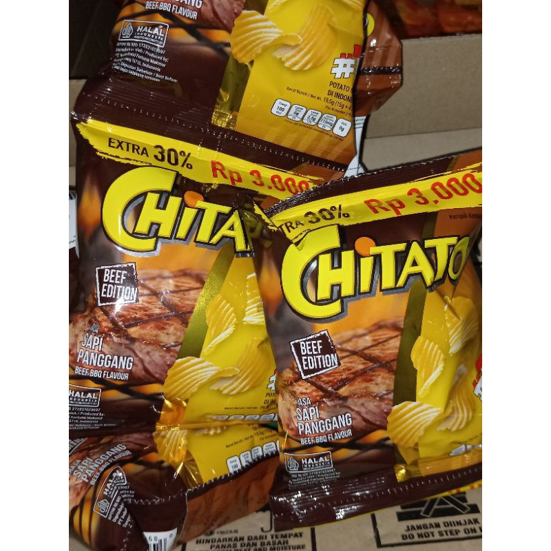 Jual CHITATO BEEF EDITION 1 RENCENG ISI 10PCS X 19,5G | Shopee Indonesia
