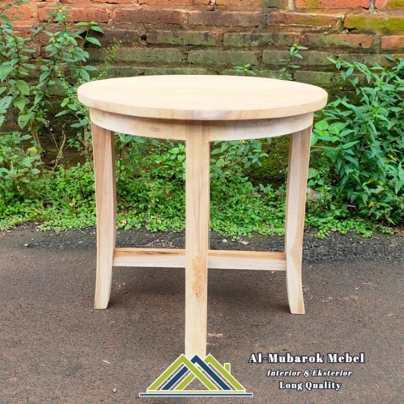 Jual Meja Teras Kayu Jati Model Minimalis Mentahan | Shopee Indonesia