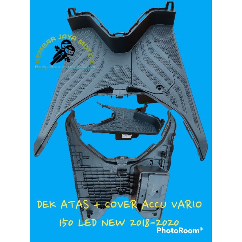 Jual step floor bordes dek pijakan kaki atas vario 125/150 led new 2018-2020 | Shopee Indonesia