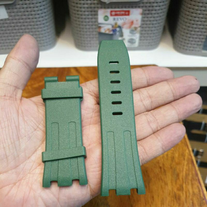 Jual STRAP AP 725A Strap Tali Karet kulit asli 1000% Jam Audemars ...