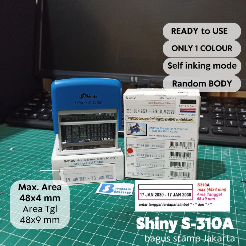 Jual Stempel Expired Date Tanggal Angka Kadaluarsa Shiny S310A S310B ...