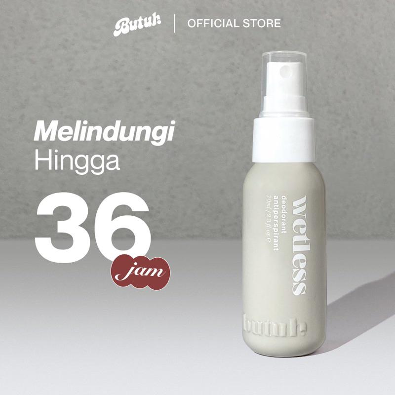 Jual BUTUH DEODORANT SPRAY / ANTI PESPIRANT / WETLESS 70ml | Shopee ...