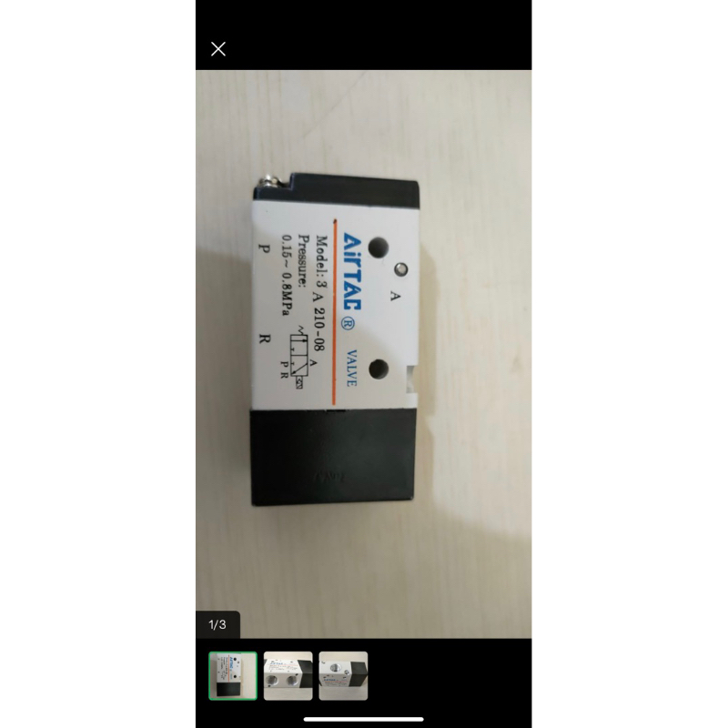 Jual SOLENOID VALVE AURPILOT 3A210-08 AIRTAC | Shopee Indonesia