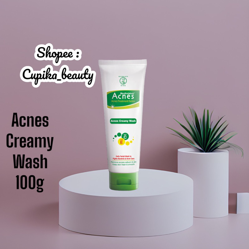 Jual ACNES CREAMY WASH COMPLETE WHITE DEEP CLEANSING 50 DAN 100 GR ...