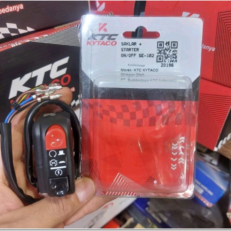 Jual Saklar Kanan Ktc Kytaco Original Starter Plus On / Off Universal ...