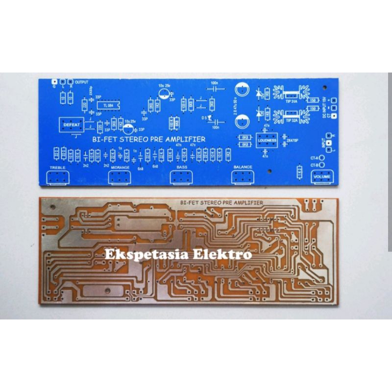 Jual PCB BI-FET Stereo Pre Amplifier | Shopee Indonesia