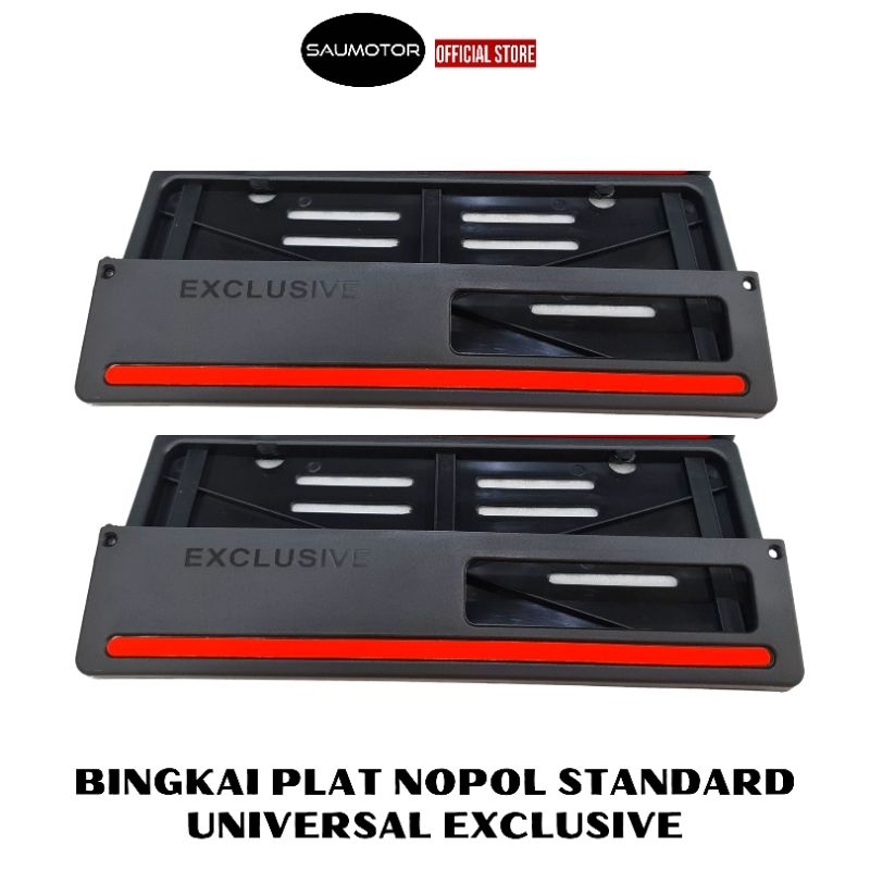 Jual Saumotor Bingkai Plat Nomor Polisi Tempat Plat Nopol Motor code ...