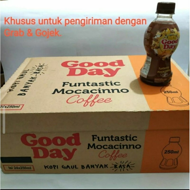 Jual good day botol 250 ml goodday mocacinno | 1 dus isi 24 botol ...