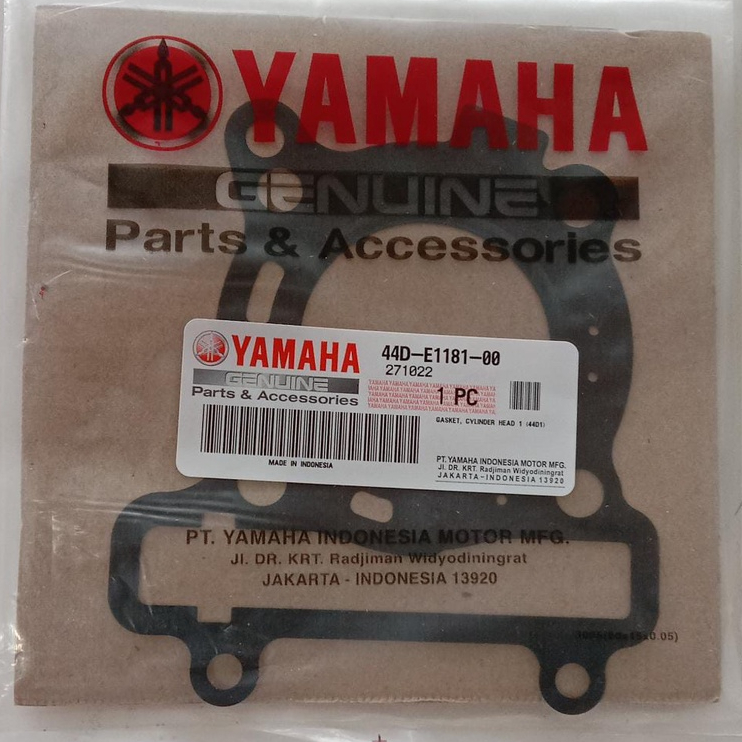 Jual Gasket Cylinder Head PAK COP Packing Yamaha Xeon Karbu 44D E1181 ...