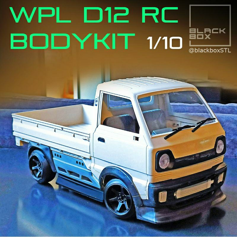 Jual Body kit RC WPL D12 1/10 V2 3D print pla+q | Shopee Indonesia