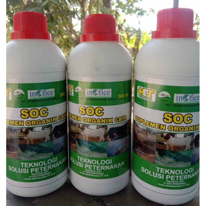 Jual SOC HCS SUPLEMEN ORGANIK CAIR IMBUHAN PAKAN TERNAK NUTRISI PAKAN ...