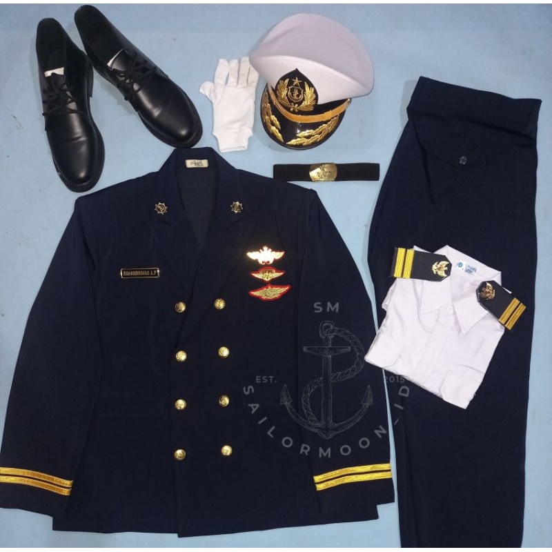 Jual PREMIUM JAS PELAUT HIGH QUALITY JAS NAVY BLUE PELAUT JAS PELAYARAN ...