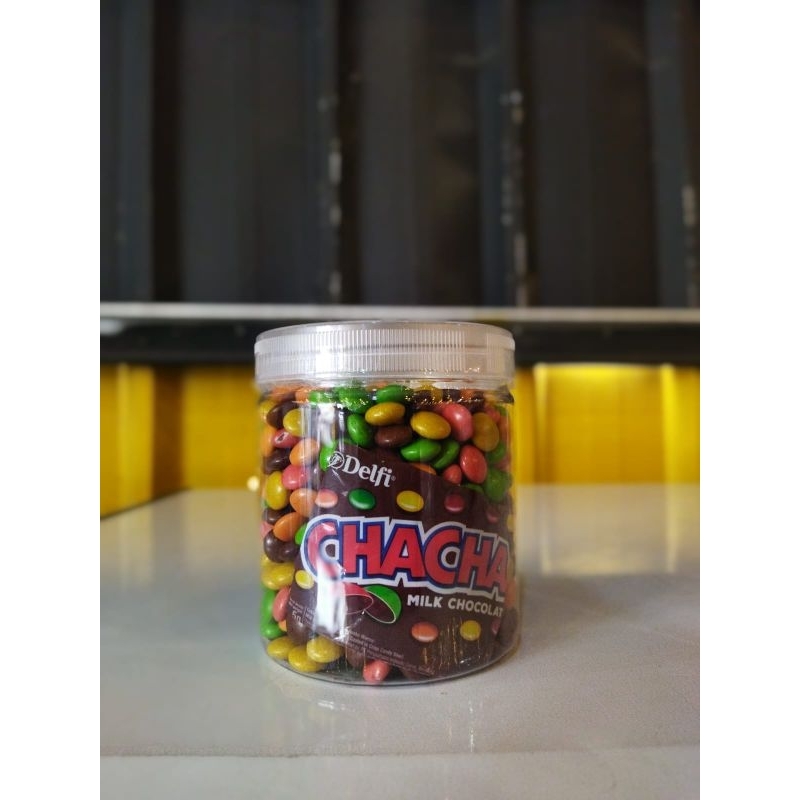 Jual ChaCha Milk Chocolate 500g toples tabung 600ml | Shopee Indonesia