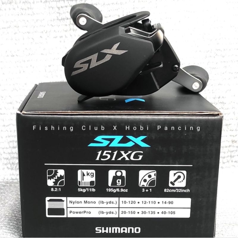 Jual Reel Shimano Bait Casting SLX XT 151 XG 151 HG | Shopee Indonesia