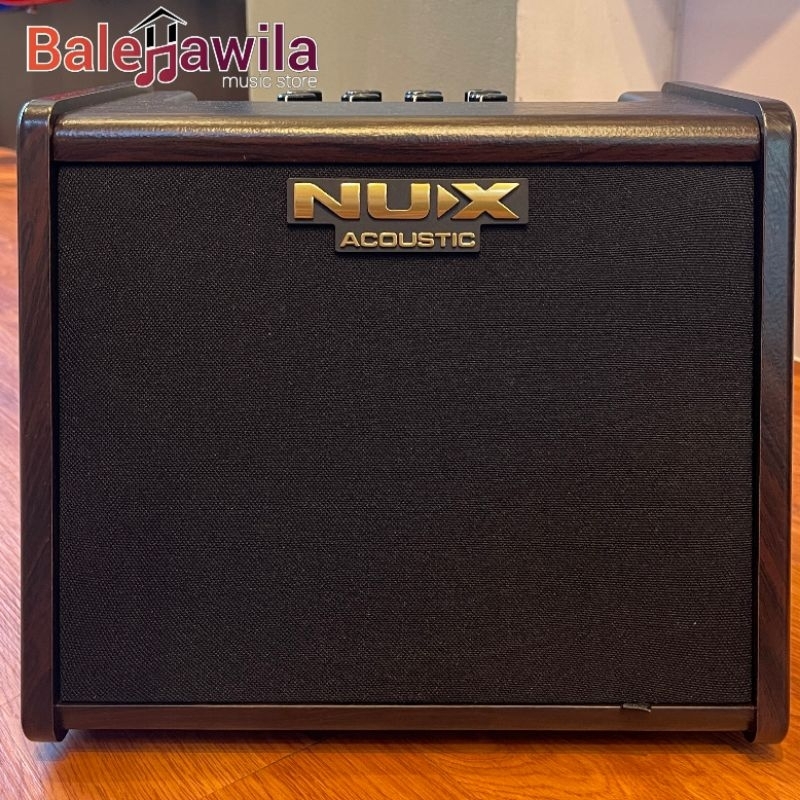 Jual Amplifier Acoustic Gitar Akustik Nux AC 25 AC25 Portable Rechargeable Battery 25w | Shopee ...