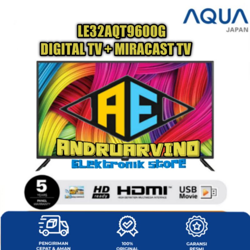 Jual Aqua Japan LED TV Digital 32 Inch - LE32AQT9600G Digital TV ...