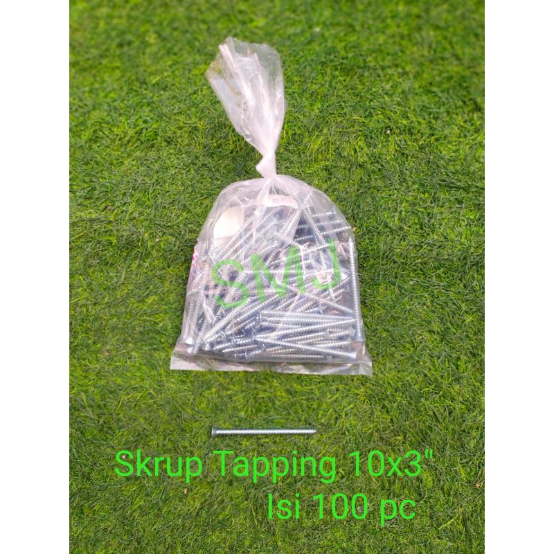 Jual [Harga 100pcs] Skrup/Sekrup Tapping JF(+) 10x3" | Shopee Indonesia