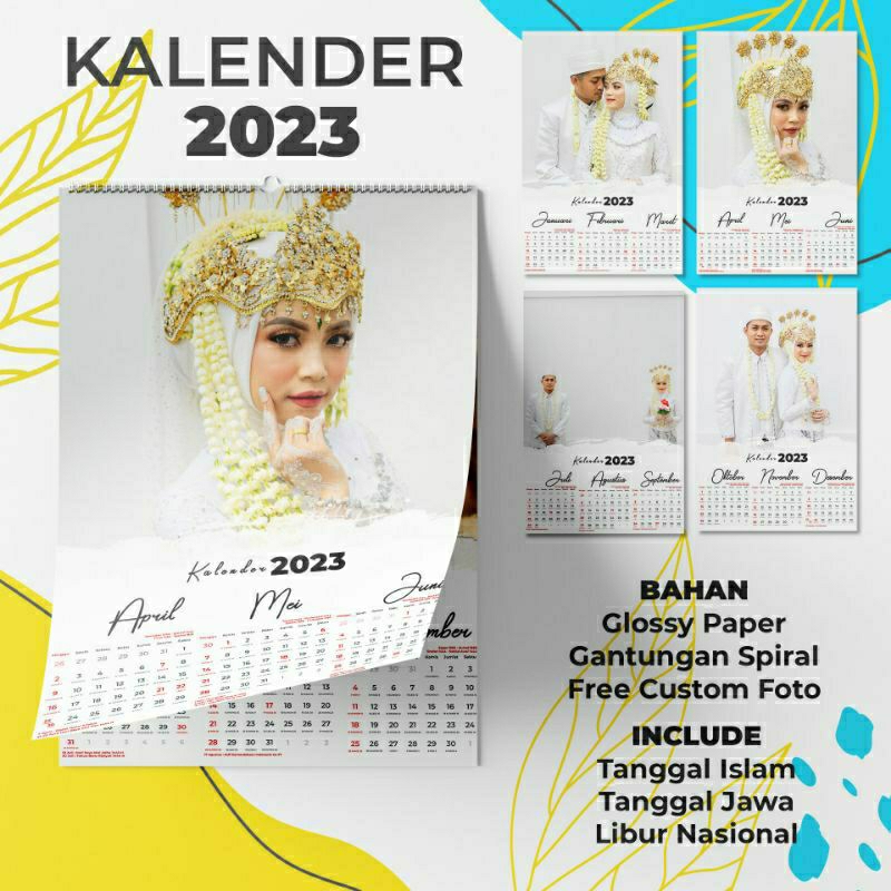 Jual Kalender Custom 4 Lembar | Shopee Indonesia
