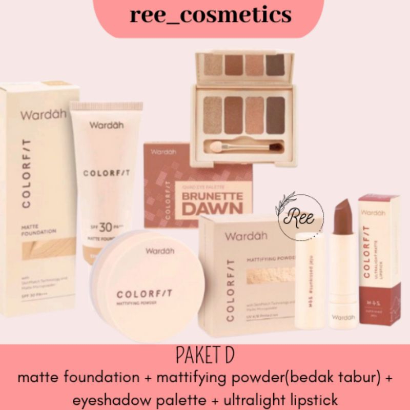 Jual Wardah Colorfit Paket Seserahan Make Up | Paket Make Up Wardah ...