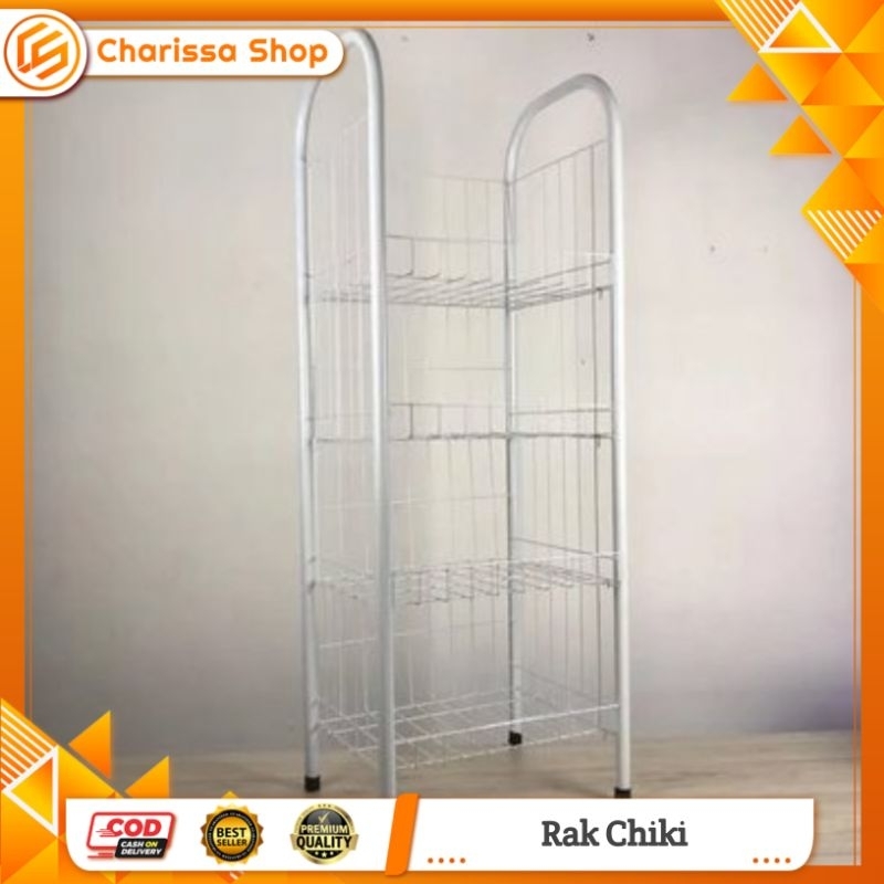 Jual Rak Chiki Serbaguna Jumbo / Keranjang Chiki / Rak Chiki 4 Tingkat ...