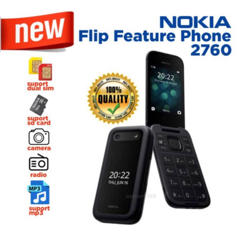 Jual Nokia 2760 LIPAT / NOKIA 2760 FLIP BERGARANSI | Shopee Indonesia