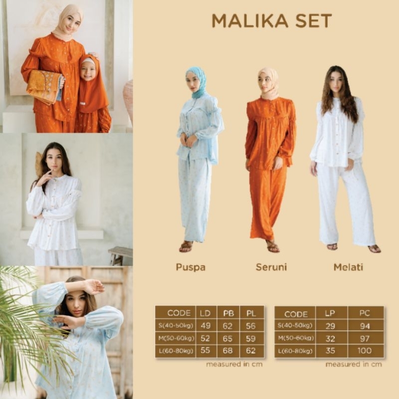 Jual MALIKA SET MOM / SETELAN DEWASA FAMILY SET POLA X BOHOPANNA | Shopee Indonesia