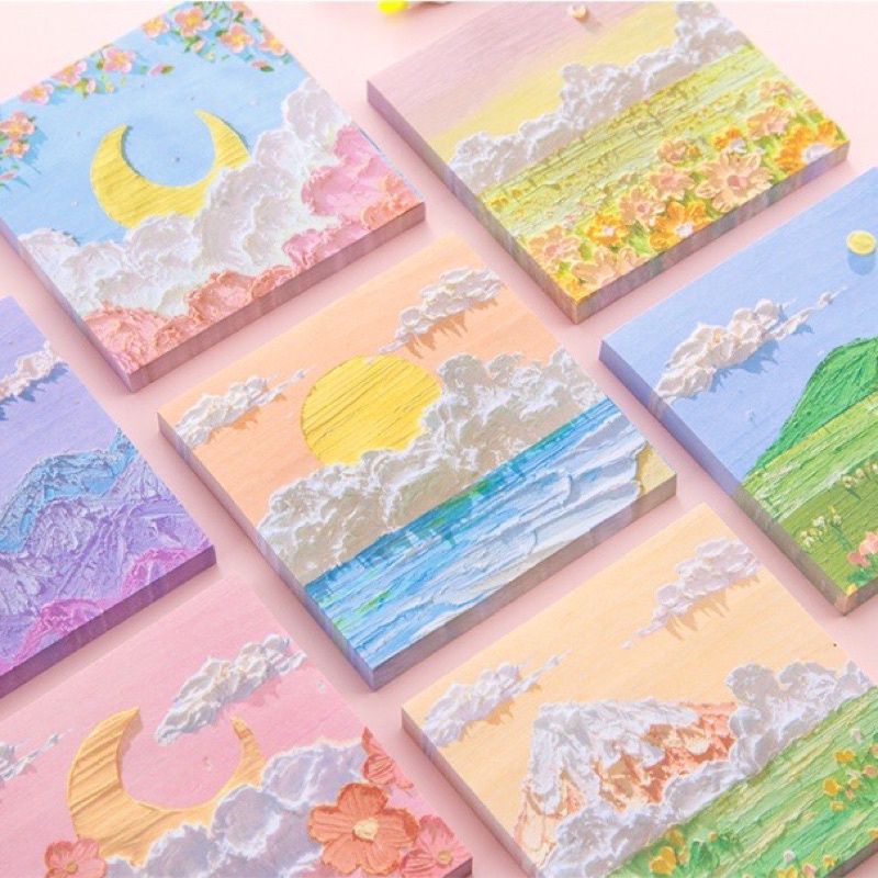 Jual Sticky Notes 3D Aesthetic | Shopee Indonesia