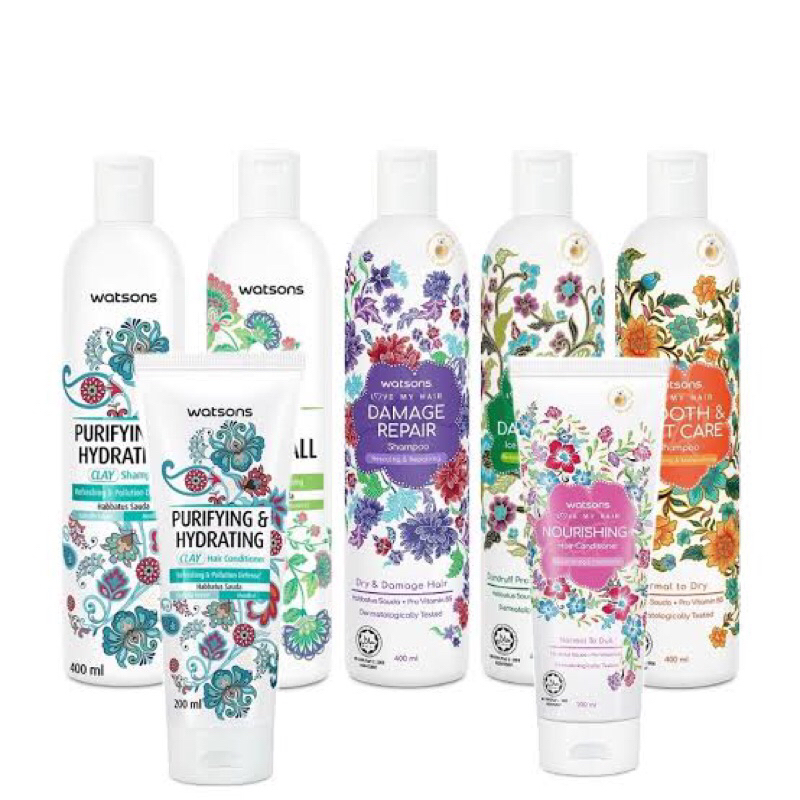 Jual Watsons Love My Hair Shampoo 400ML | Shopee Indonesia