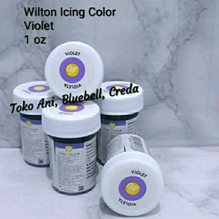 Jual Wilton icing color Violet, botol 1 oz / Pewarna makanan, icing ...